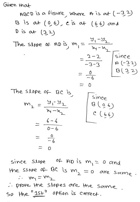 [solved] how could you use coordinate geometry to prove that segment bc