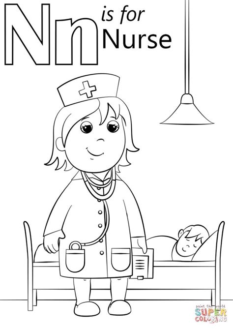 Free Printable Nurse Coloring Pages Printable Sight Words List