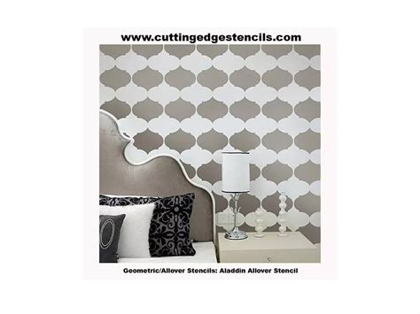 Geometric Allover Stencils By Cutting Edge Stencils Ppt