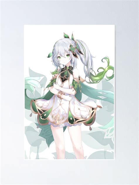 Cute Nahida Genshin Impact Poster For Sale By Saranghandago Redbubble