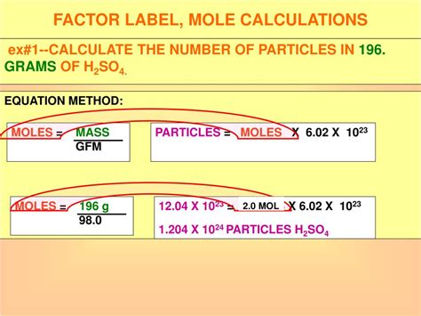 Ppt Factor Label Mole Calculations Powerpoint Presentation Free Download Id 6551931