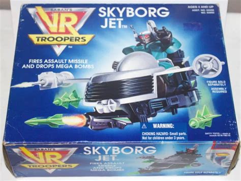 Figura De AcciÓn Sabans Vr Troopers Skyborg Jet Juguete 1994 Kenner