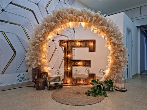 אותיות עץ מוארות אתר בת 12