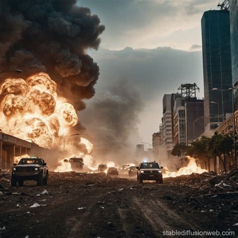 Escalating Global Crises And Environmental Collapse Stable Diffusion