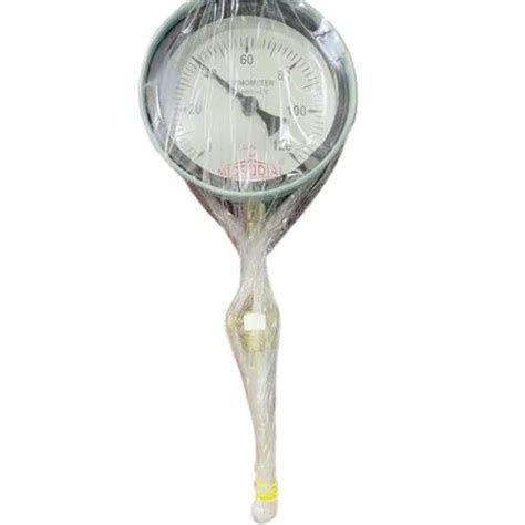 Analog Dial Thermometer Steel Automatic Control Mode Electric Power