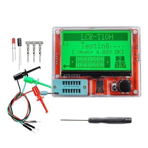 Digital Transistor Tester Multimeter Diode Triode Capacitance Meter Mos Pnp Npn Lcr Lcd Display