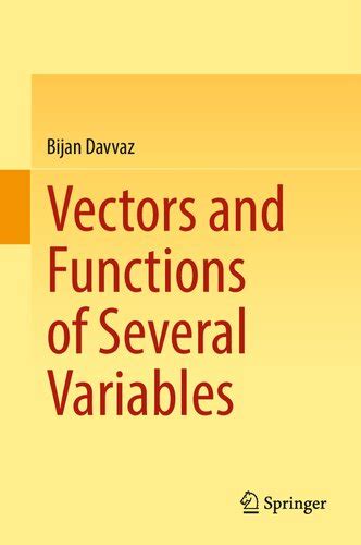 vectors and functions of several variables pdf epub version