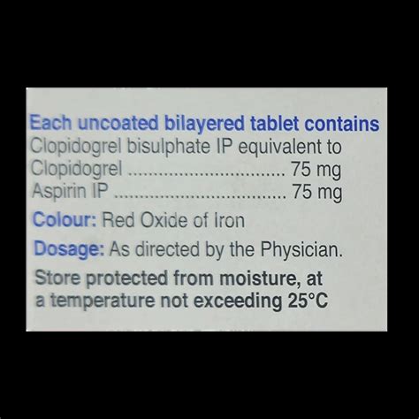 Clopivas Ap 75mg Tablet 15s Price Uses Side Effects And Substitutes