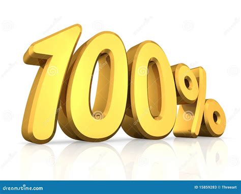 Hundred Percent 100 Red Symbol With Target And Arrow Stock