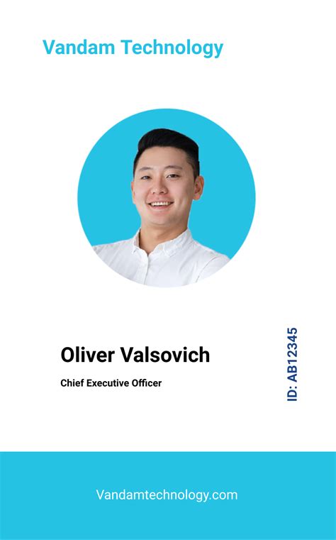 Free Executive Id Card Template To Edit Online