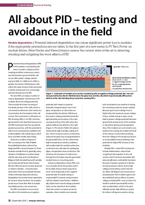 Pdf All About Pid Testing And Avoidance In The Field