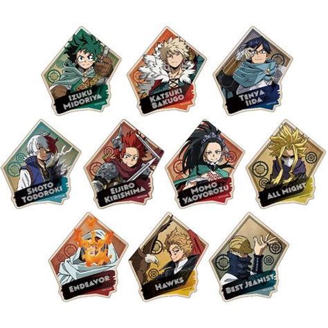 Boku No Hero Academia Jikketsu Costume Trading Diecut Sticker