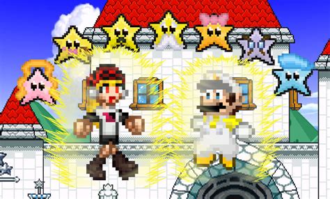 Super Mario And Super Meggy By Beewinter55 On Deviantart