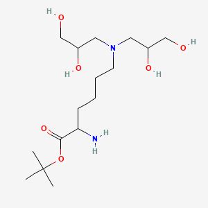 Tert Butyl 2 Amino 6 Bis23 Dihydroxypropylamino Hexanoate