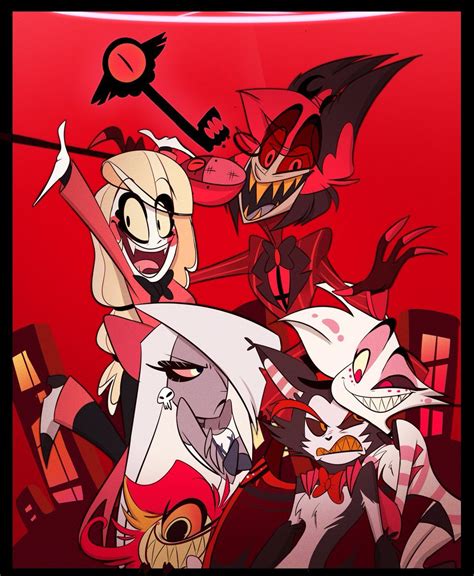 Hazbin Hotel Husk Valentine Picture Hazbin Hotel Charlie The Warden
