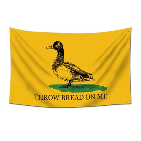 Throw Bread On Me Flag For Room Guys 3x5 Ft Banner Funny Poster Durable Man Cave Wall Flag With