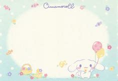 Cinnamoroll Name Tag Template