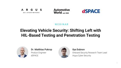 Elevating Vehicle Security Shifting Left With Hil Based Testing And