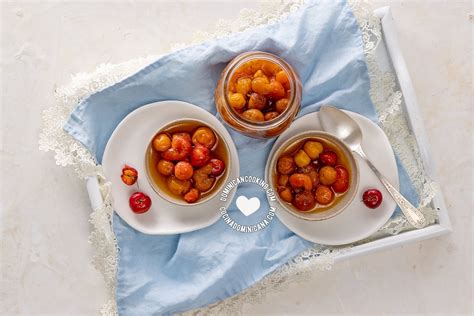Dulce De Cereza En Almíbar [video Recipe] Acerola In Syrup