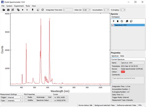 Ossila Optical Spectrometer User Manual
