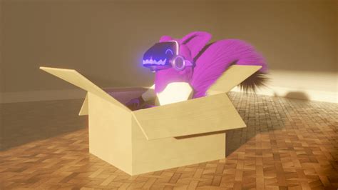 A Proot In A Box [art By Me] R Protogen