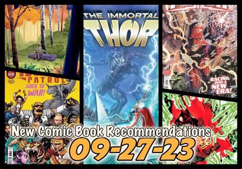 New Comic Book Recommendations September 27 2023 My Comic Universe