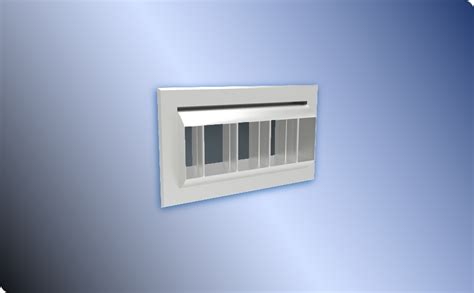 Cylindrical Jet Case Diffuser Serin Menfez Havalandırma Sistemleri