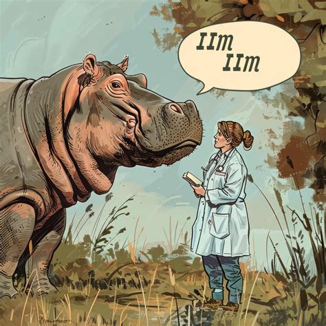 Premium Photo Cartoon Illustration Of A Young Female Doctor Talking