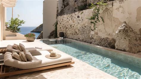 Seaside Luxury Villa With Private Pool Lounge Stock Image Image Of Living Lounge 316867299