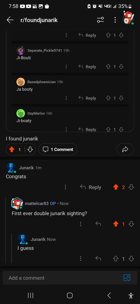 First Ever Double Sighting Rfoundjunarik