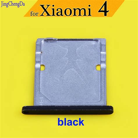 Black Sim Card Holder Tray Card Slot For Xiaomi Mi4 Mi 4 M4 Snapdragon 801 Quad Core 4G LTE 5 0