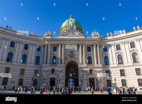 Hofburg The Imperial Palace Of Habsburg Dynasty In Vienna Austria