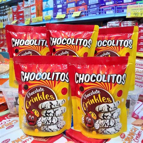 [bundle Of 5] Chocolitos Chocolate Crinkles Pouch 15pcs Shopee