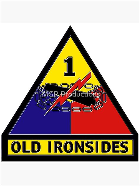 First Armored Division Logo Art Print For Sale By Quatrosales Redbubble