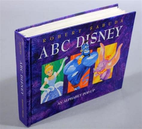 Robert Sabuda Abc Disney An Alphabet Pop Up 1998 First 1st Edition Signed By Sabuda Artist