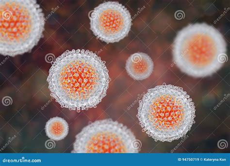 Hepatitis C Virus Model Stock Illustration Illustration Of Flavivirus