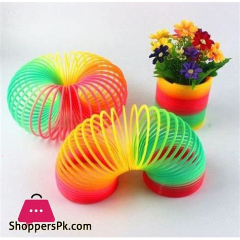 Magic Slinky Plastic Rainbow Springs In Pakistan