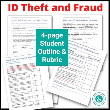 Financial Literacy Id Theft And Fraud Video With Digital Brochure