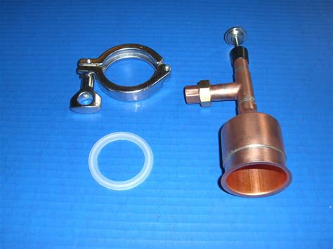 Topper Moonshine Still Beer Keg Copper Pipe Column Adapter Tri Clamp