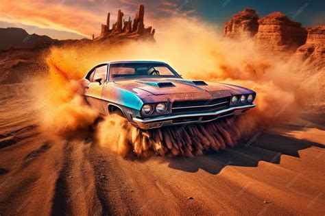 Premium Ai Image Mad Max Car Style