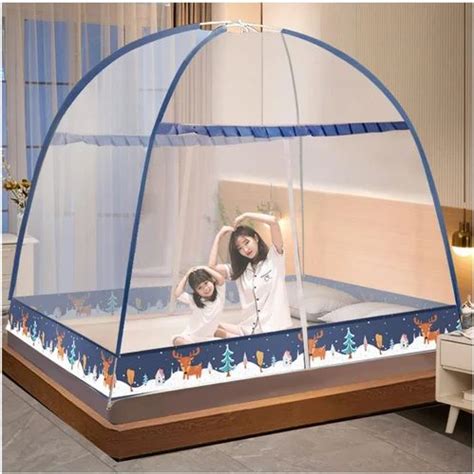 Blue Double Bed Folding Mosquito Net For Indoor At ₹ 990piece In Kochi