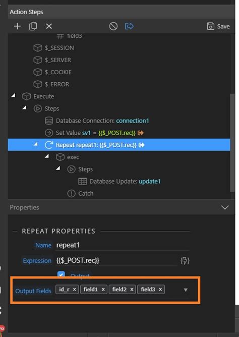 Need Help With Multiple Update And Insert Server Action Steps Wappler
