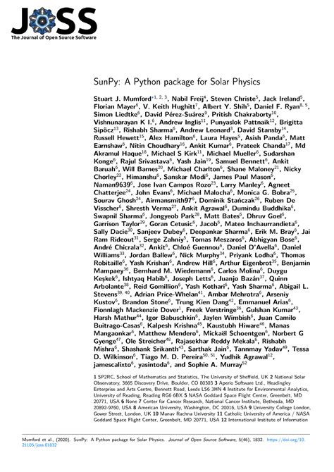 Sun Py A Python Package For Solar Physics SunPy A Python Package For Solar Physics Stuart J