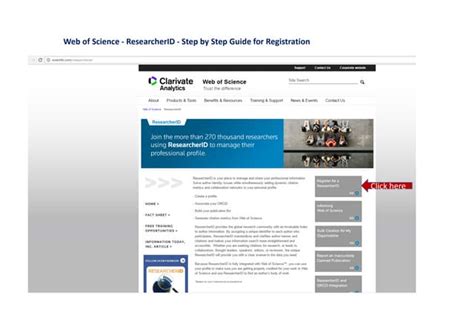 How To Register For Researcher Id Pdf
