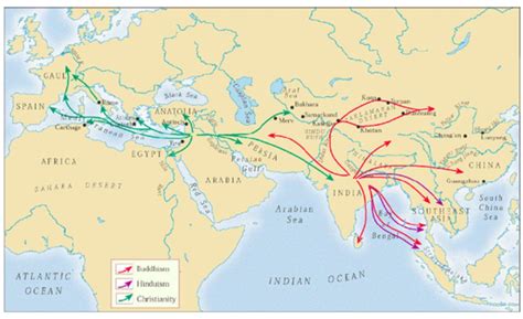 Diffusion Of Christianity World Map The Quotes