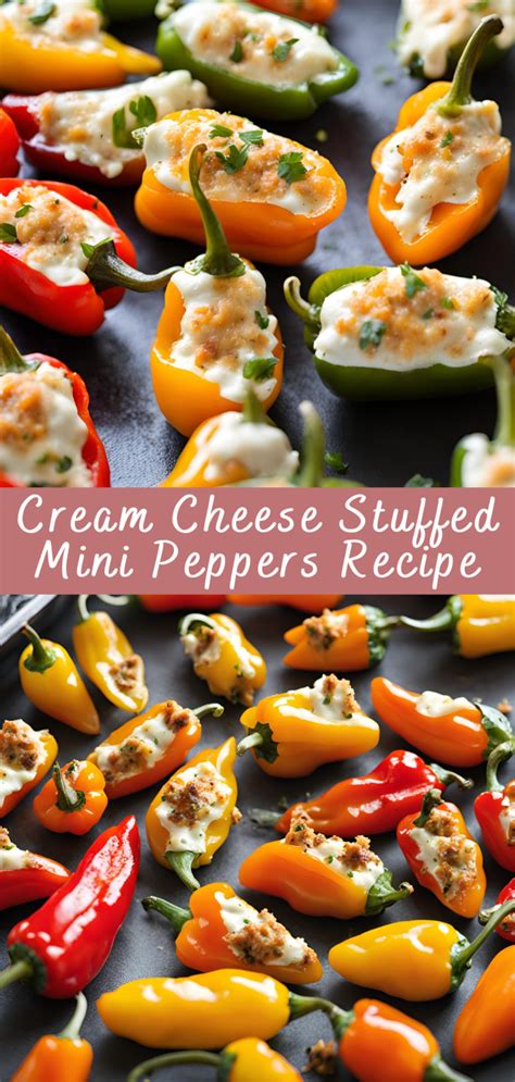Cream Cheese Stuffed Mini Peppers Recipe Cheff Recipes