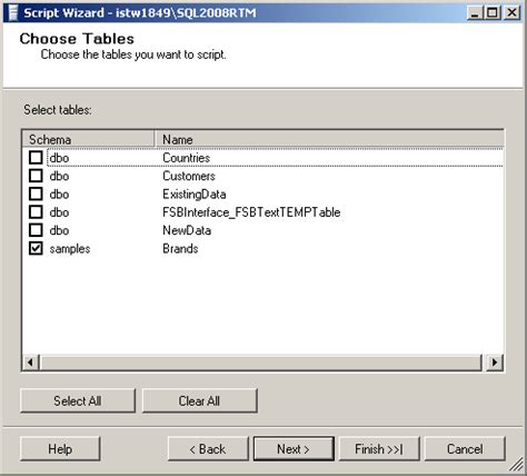 Script Data In MS SQL Server Database Tables Using Generate SQL Server Script Wizard