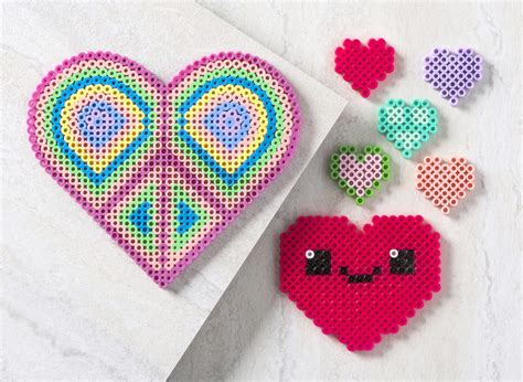 Heart Perler Beads 35 Free Patterns Diy Candy