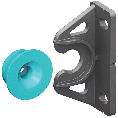 Button Fix Type 2 Push On Panel Fixing Set Charcoal Black And Blue 30 Pieces Screwfix