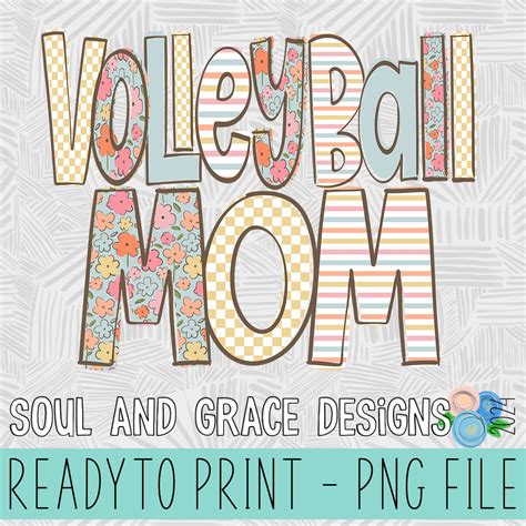 Doodle Loo Volleyball Mom Soul And Grace Designs